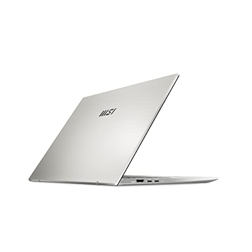 MSI Prestige 14 H Laptop: Intel Core i9-13900H, GeForce RTX 2050, 14" FHD+ Display, 32GB DDR5, 1TB NVMe SSD, WiFi 6E, Thunderbolt 4, Win 11 Home: Urban Silver B13UCX-601US