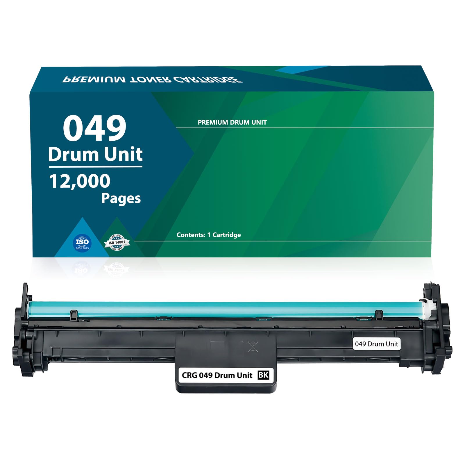 049 Drum Unit -1PK Compatible Replacement for Canon 049 Drum Unit for imageCLASS LBP113W MF113W MF110/LBP110 Series, i-SENSYS LBP113W MF113W MF110/LBP110 Series Printer (Black, 1Pack)