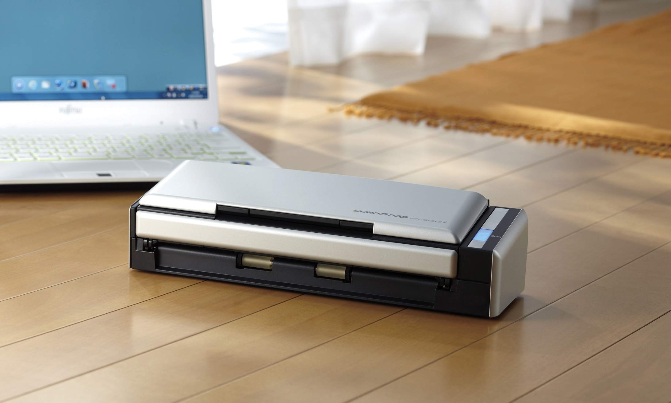 Fujitsu ScanSnap S1300i Portable Color Duplex Document Scanner for Mac or PC, Classic