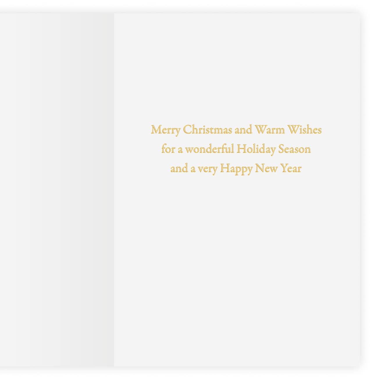The Gallery Collection, 25 Count Card Pack, Christmas Cards with Foil Lined Envelopes (Watercolor Christmas Forest), For Business or Consumer