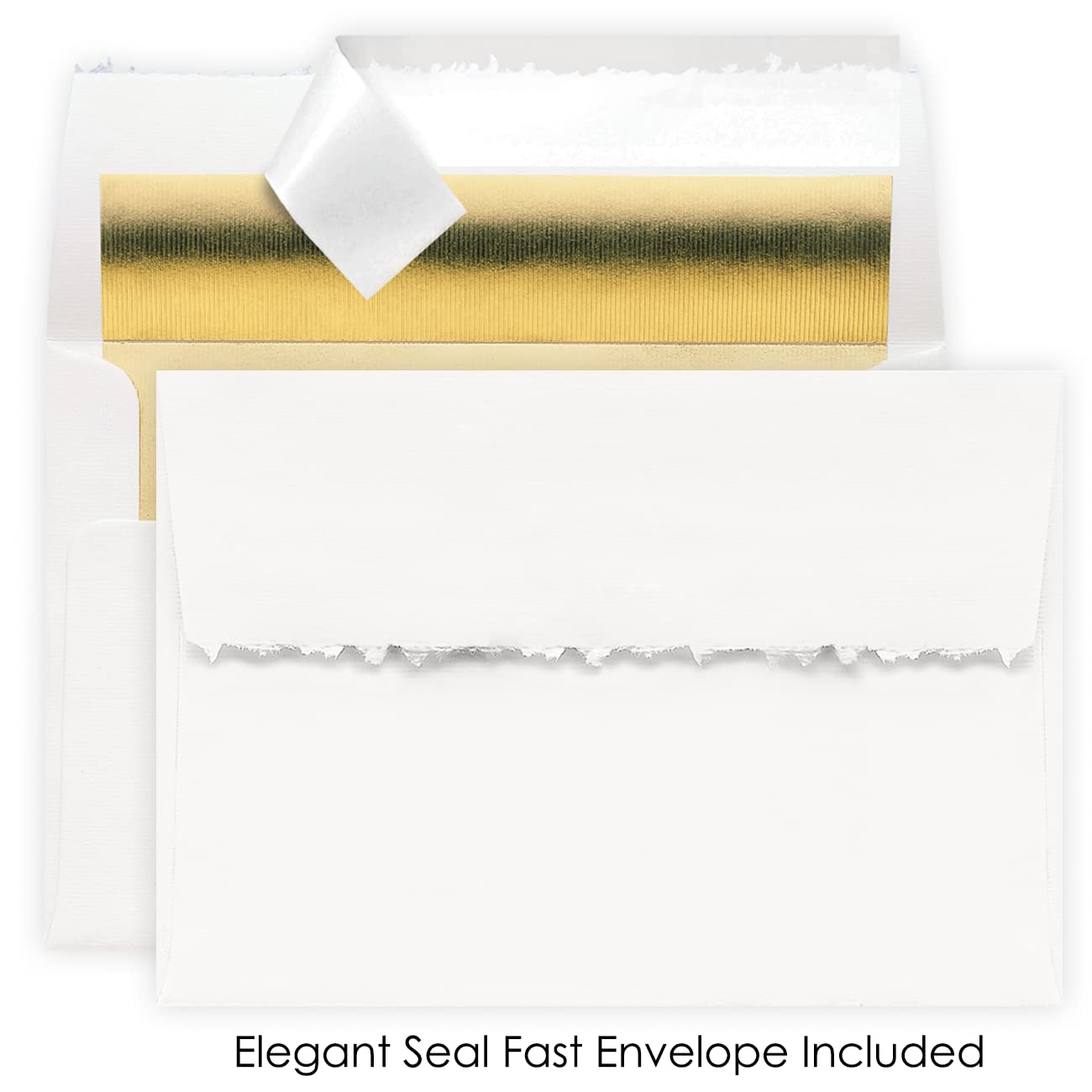 The Gallery Collection, 25 Count Card Pack, Christmas Cards with Foil Lined Envelopes (Watercolor Christmas Forest), For Business or Consumer