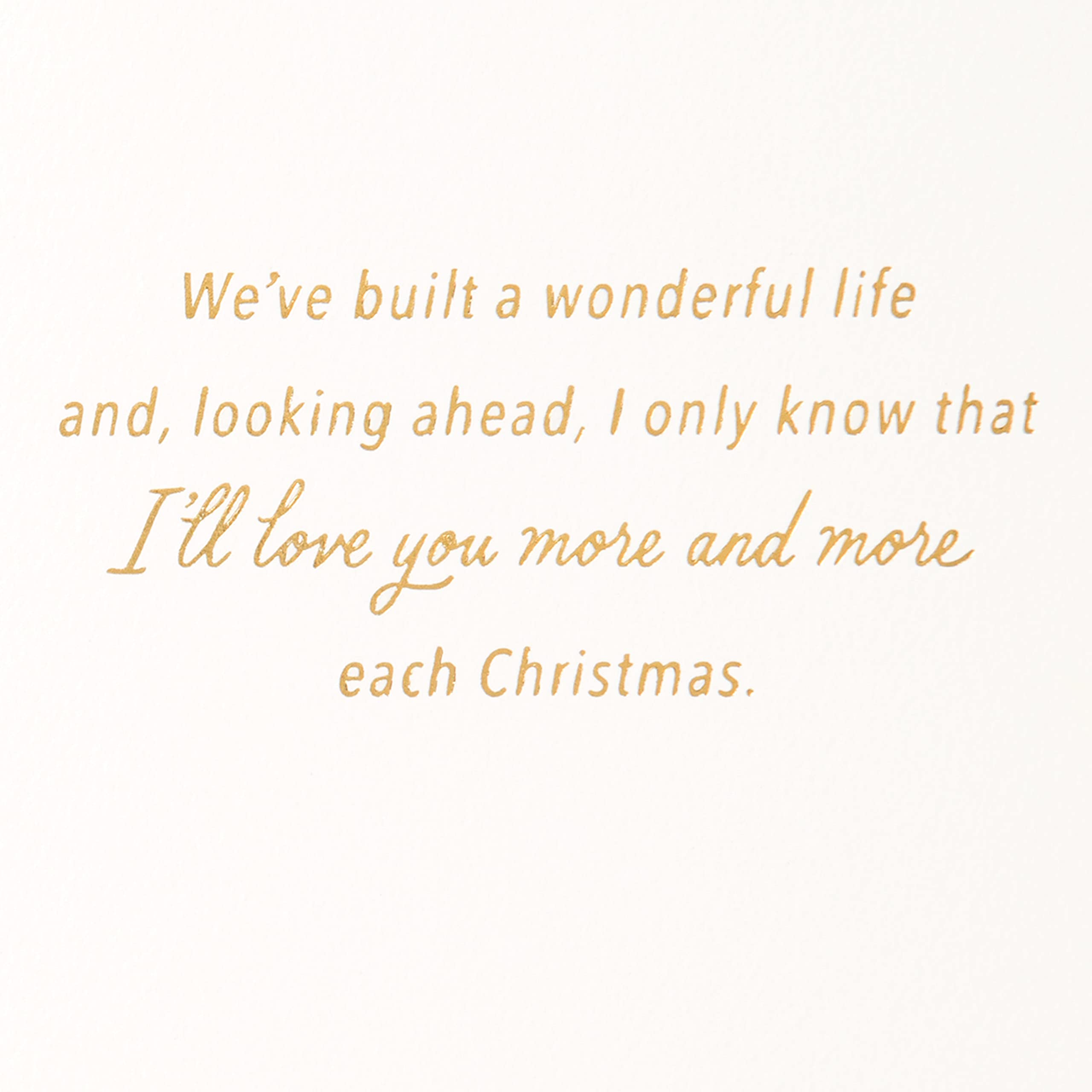 Hallmark Romantic Christmas Card (All I Want for Christmas)