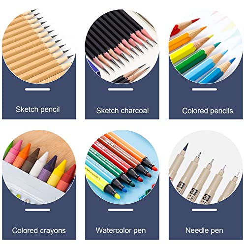 SuFly Hardcover 9x12 Sketchbook, Artist Sketch Pads for Drawing Pack of 2, 120 Sheets 90lb/140GSM Thick Sketch Book for Drawings, Suitable for Kids, Teens & Adults, White