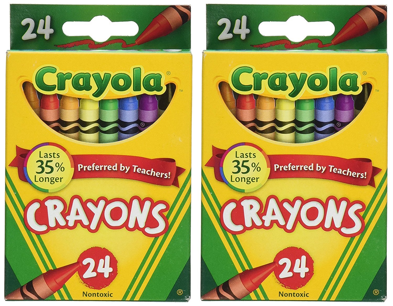 Crayola Crayons 24 ct (Pack of 2)