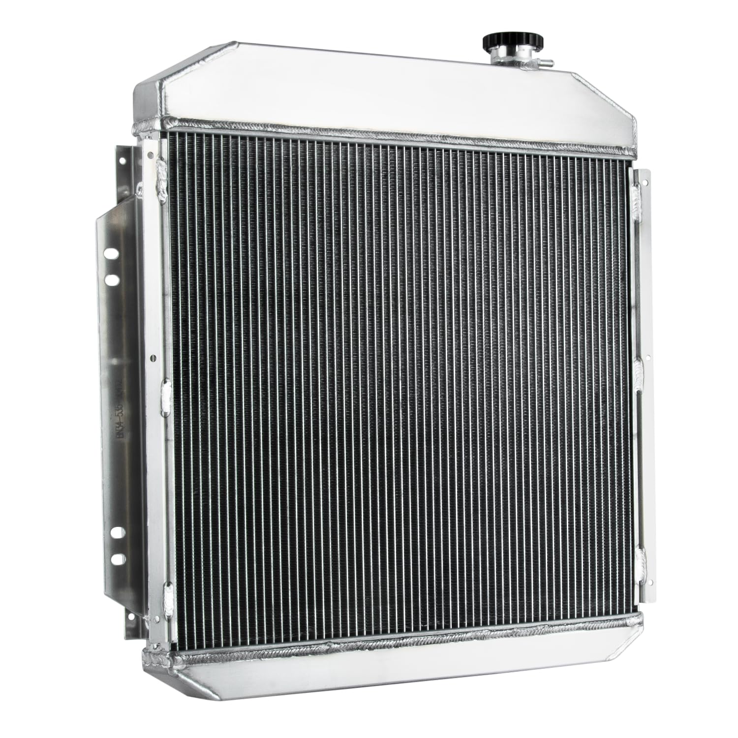 Lizroodia 4 Row Aluminum Radiator Compatible with 1957 1958 1959 1960 Ford F100 Chevy V8 Engine Configuration