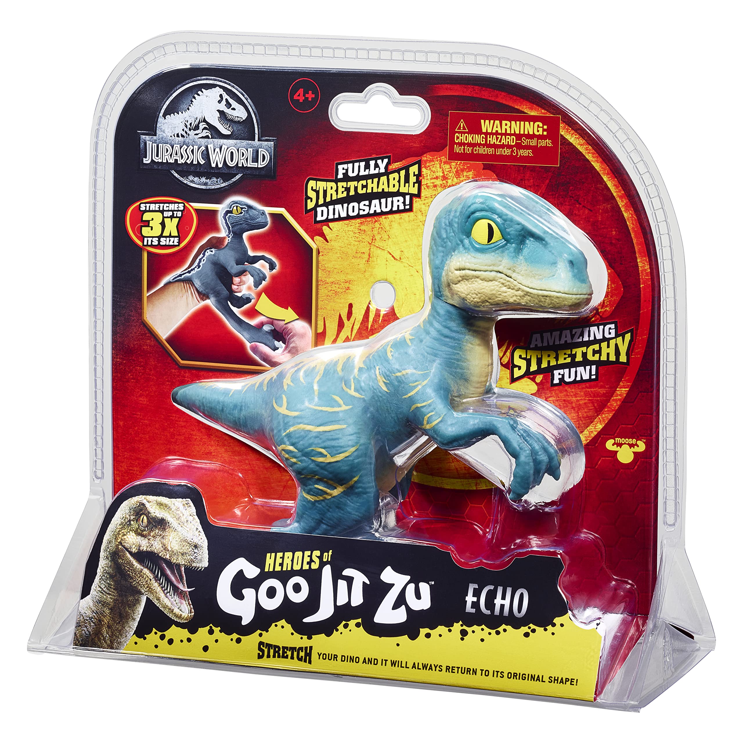Heroes of Goo Jit Zu - Licensed Jurassic World - Stretch Heroes - Echo
