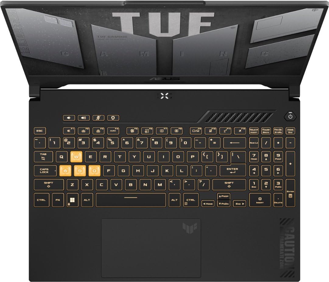 ASUS TUF F15 Gaming Laptop 15.6" FHD 144Hz Intel 14-Core i7-12700H (Beat i9-11950H) 64GB RAM 2TB SSD GeForce RTX 4070 8GB Graphic Backlit Thunderbolt 4 USB-C Win11 Grey + HDMI Cable