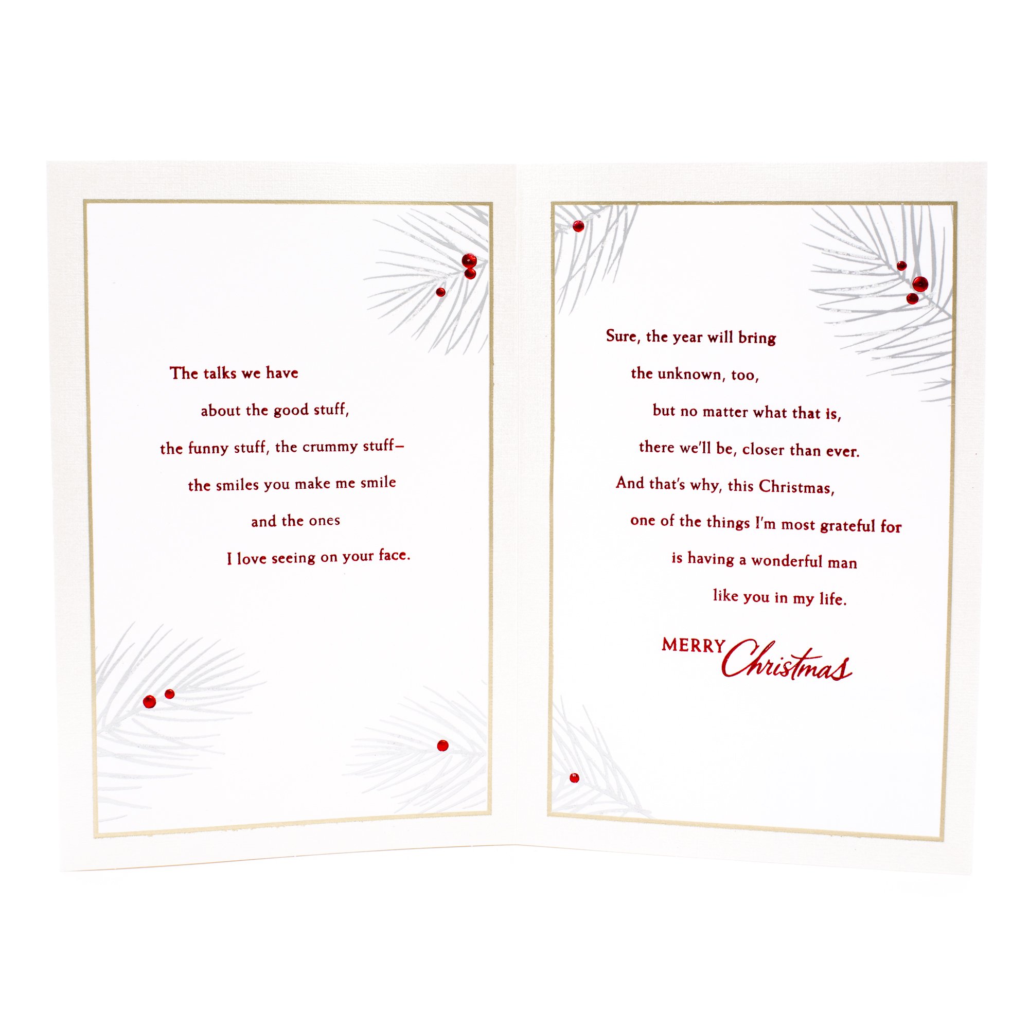 Hallmark Christmas Romantic Card for Husband or Boyfriend (Love of My Life Forever) (0599XXH2085)