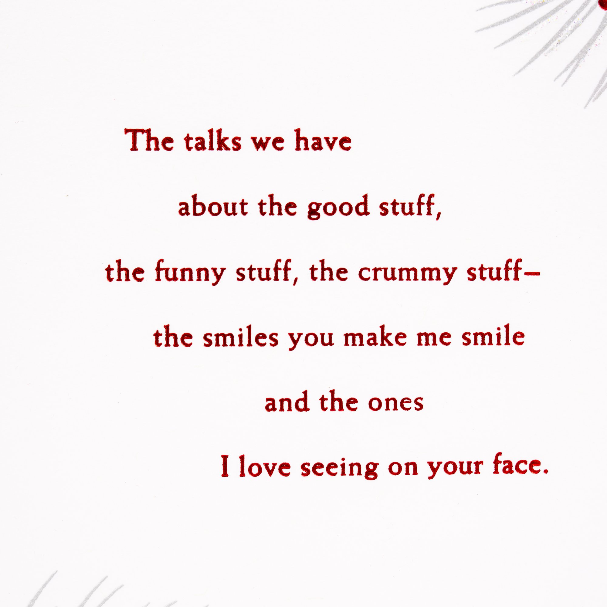 Hallmark Christmas Romantic Card for Husband or Boyfriend (Love of My Life Forever) (0599XXH2085)