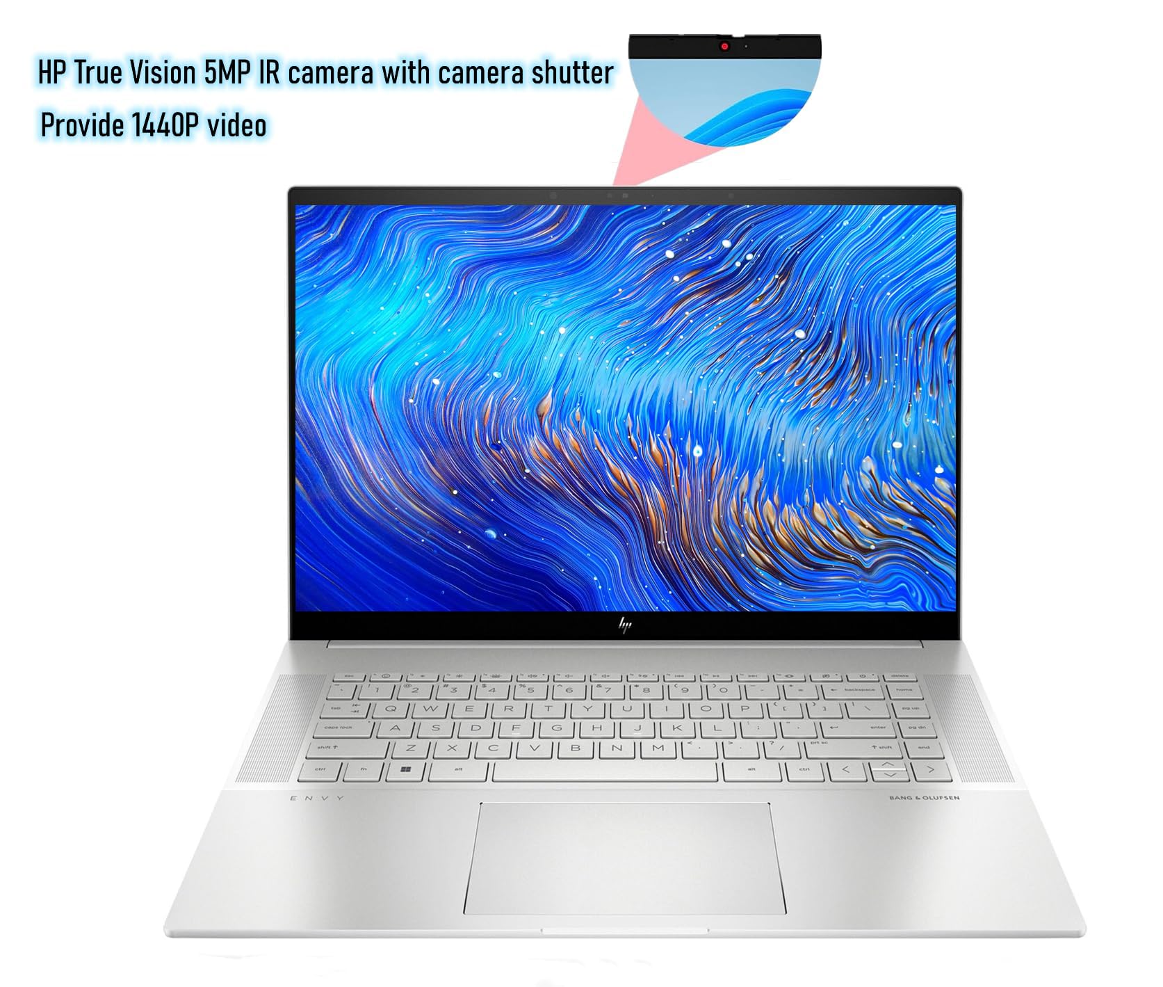 HP - Envy 16" WQXGA 2K Touch-Screen Laptop - Intel Core i9-13900H - NVIDIA GeForce RTX 4060-2 x Thunderbolt (16GB RAM | 1TB PCIe SSD)