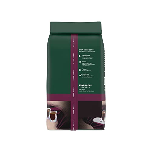Starbucks Ground Coffee—Dark Roast Coffee—Espresso Roast—100% Arabica—1 bag (28 oz)
