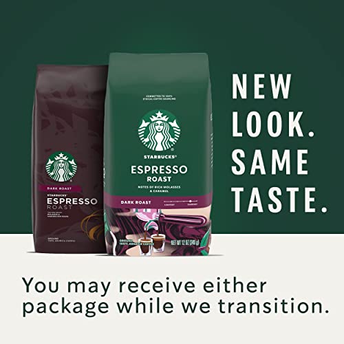 Starbucks Ground Coffee—Dark Roast Coffee—Espresso Roast—100% Arabica—1 bag (28 oz)