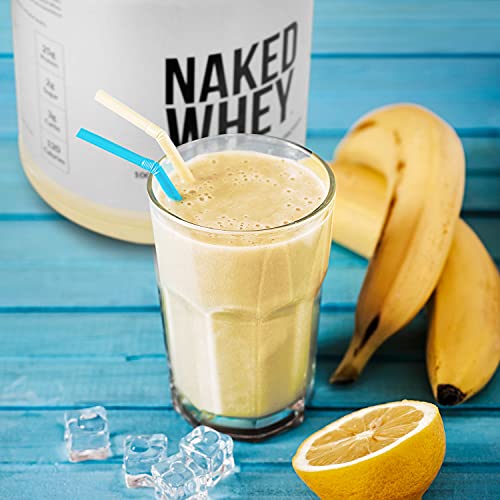 Naked Whey Vanilla Protein β All Natural Grass Fed Whey Protein Powder + Vanilla + Coconut Sugar- 5lb Bulk, GMO-Free, Soy Free, Gluten Free. Aid Muscle Recovery - 61 Servings