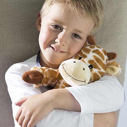 Warmies Plush Heat Up Microwavable Soft Cuddly Toys with A Lavender Scent, Giraffe