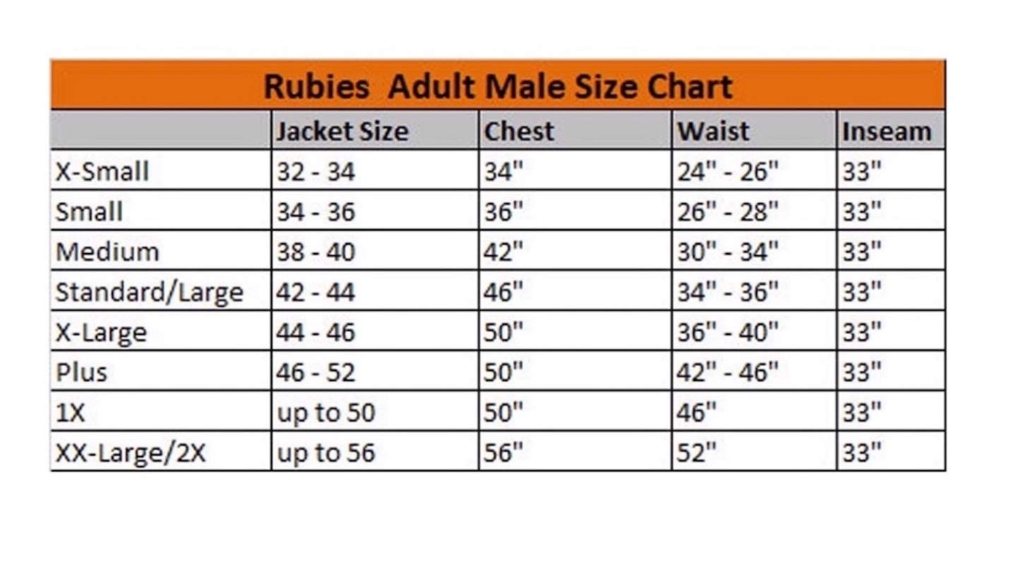 Rubies Men's Nickelodeon Rugrats Chuckie Costume, X-Large for Themed Parties and Halloween