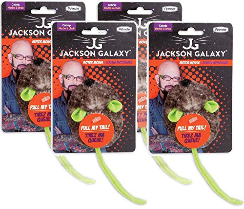 Petmate 4 Pack of Jackson Galaxy Motor Mouse with Catnip