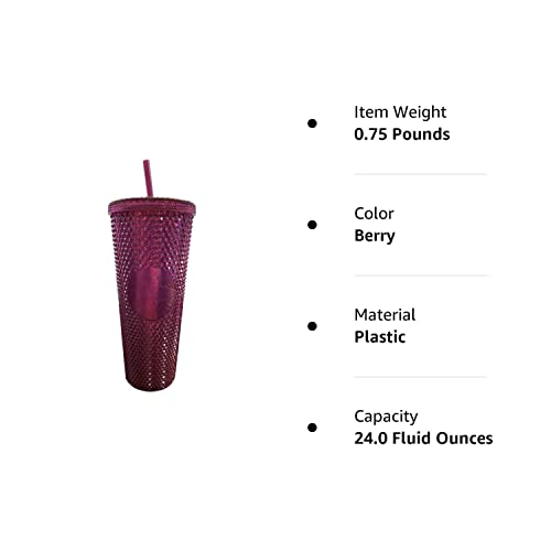 Starbucks Berry Bling Diamond Studded Tumbler Fall 2022 Venit 24oz