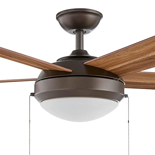 Hampton Bay Claret 52 in. Indoor Oil Rubbed Bronze Ceiling Fan with Light Kit, (SW20006 ORB)