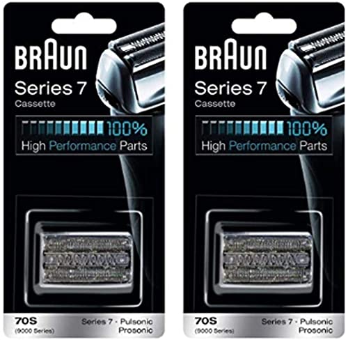 Braun Series 7 Combi 70S Cassette Replacement (Formerly 9000 Pulsonic)-Value Pkg (2 Refills)