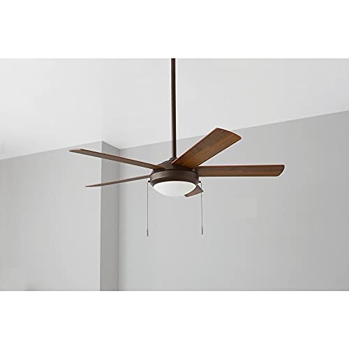 Hampton Bay Claret 52 in. Indoor Oil Rubbed Bronze Ceiling Fan with Light Kit, (SW20006 ORB)