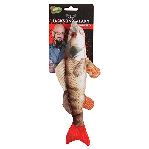 Petmate Jackson Galaxy Marinater Cat Toy Photo Fish, Large