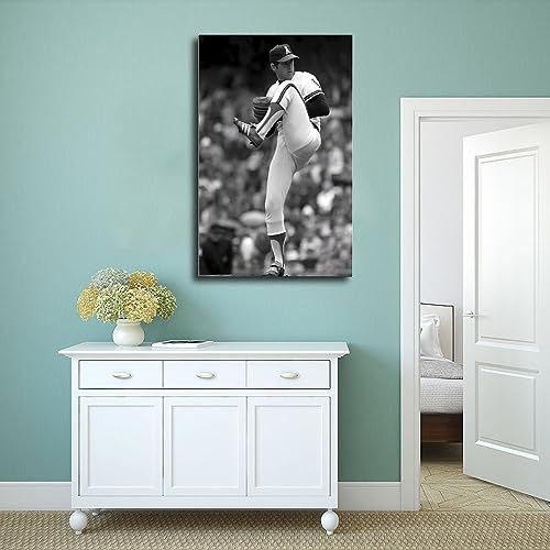 Nolan Ryan Baseball Poster Canvas Poster Wall Art Decor Print Picture Paintings for Living Room Bedroom Decoration Unframe: Unframe:08x12inch(20x30cm)