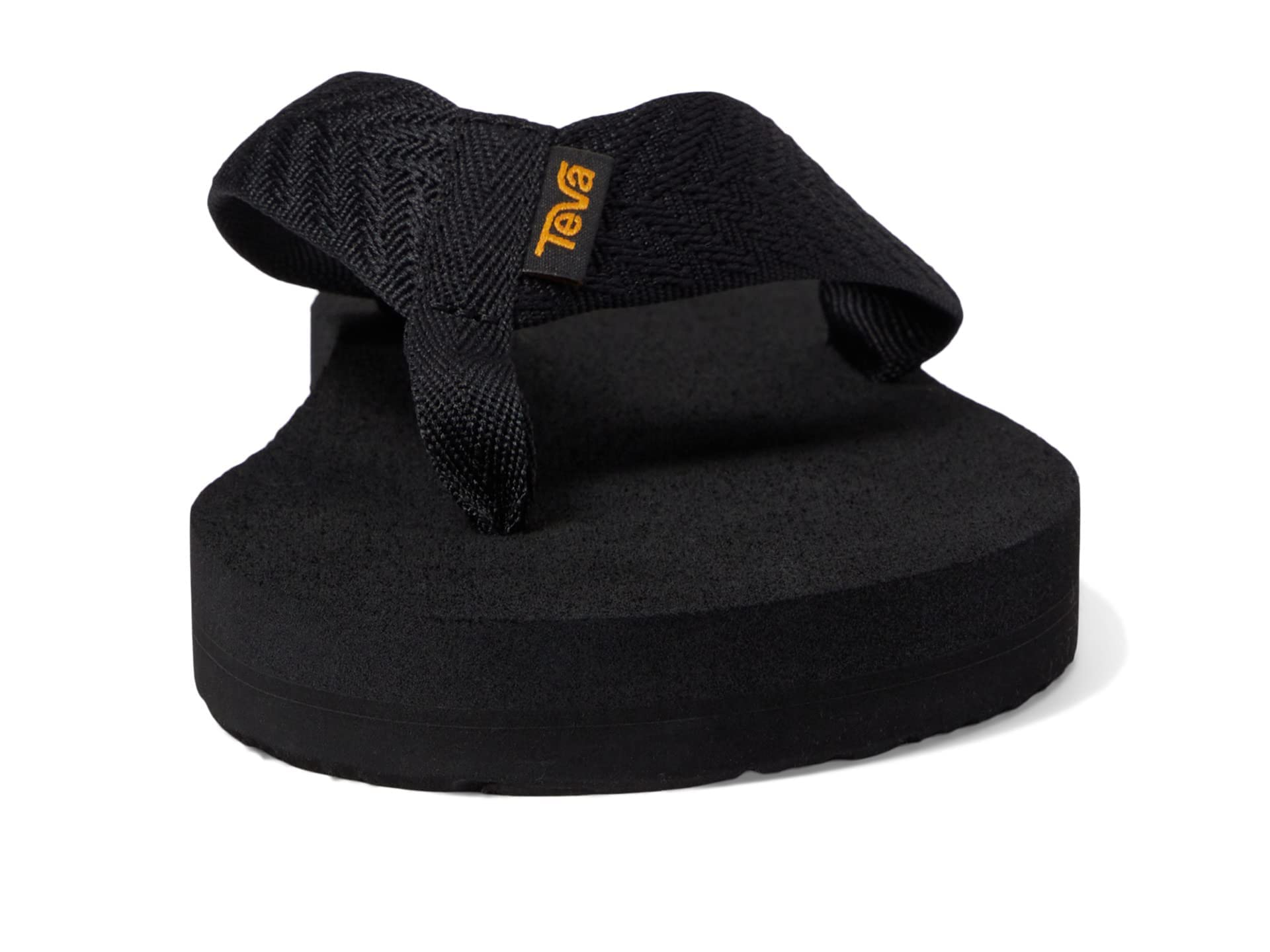 Teva womens Mush Ii-w flip flop sandals, Fronds Black, 9 US
