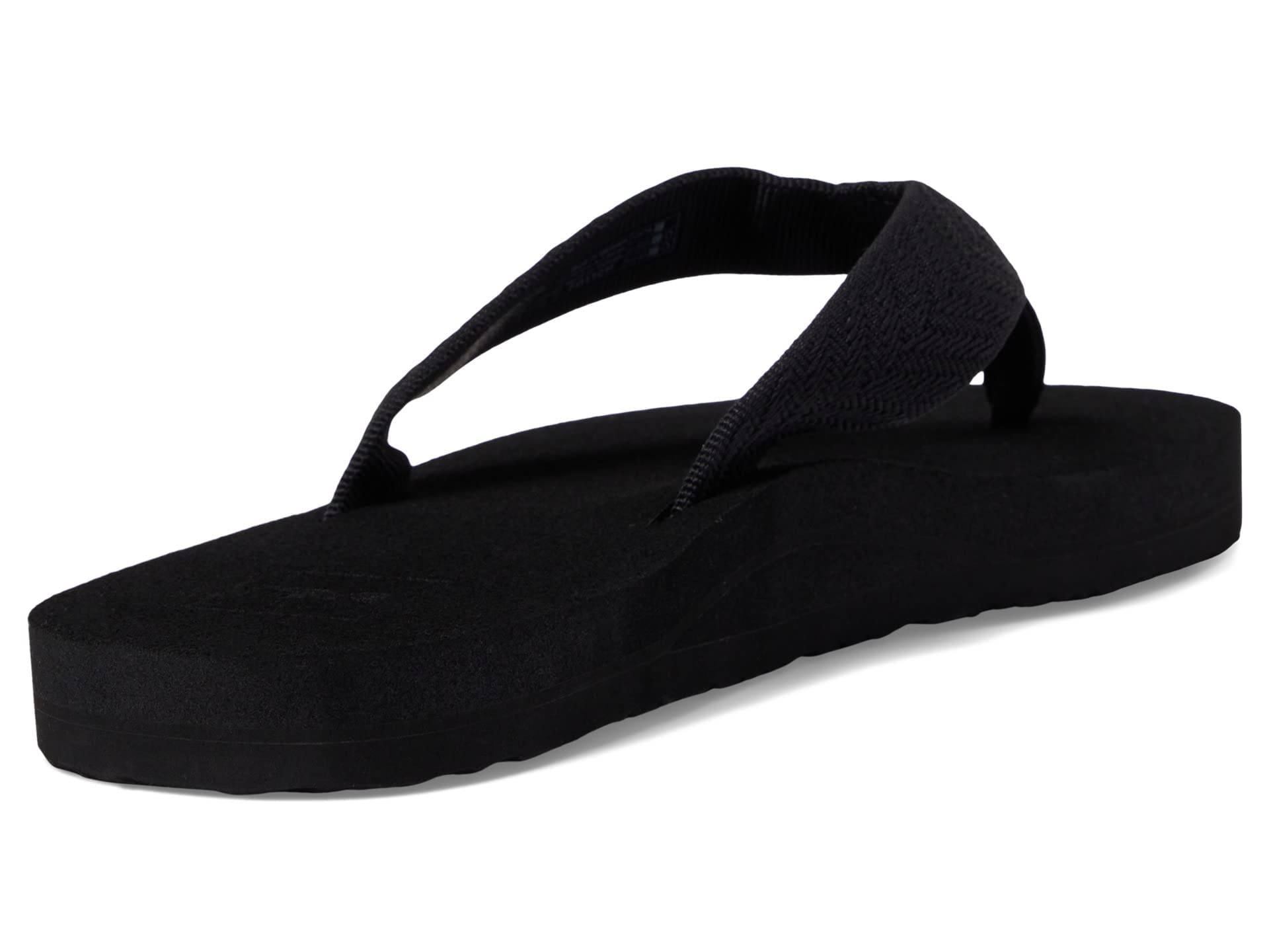 Teva womens Mush Ii-w flip flop sandals, Fronds Black, 9 US