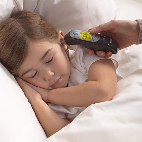 Braun ThermoScan 7 β Digital Ear Thermometer for Kids, Babies, Toddlers and Adults β Fast, Gentle, and Accurate Results in 2 Seconds - Black, IRT6520