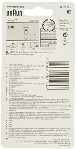 Braun 70s Series 7 Pulsonic - 9000 Series Shaver Cassette - Replacement Pack