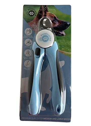Petdicured Pet Nail Trimmer (Blue)