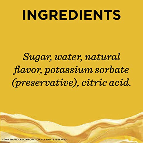 Starbucks Naturally Flavored Coffee Syrup, Vanilla, 12.17 Fl Oz (Pack of 4)
