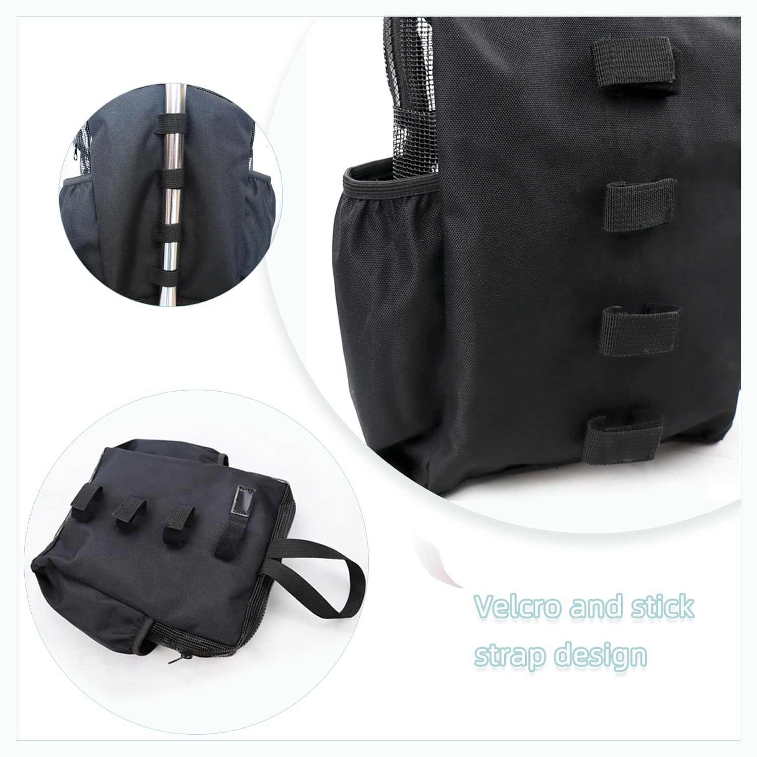pinklilycare Walking Cane Bag Cane Carry Bag Accessories Storage Organizer Tote Pouch for Cane Walker Crutches Wheel Chairs
