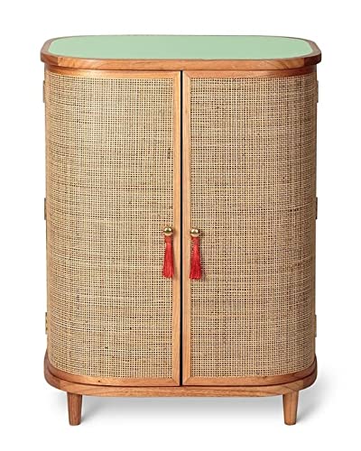 CLAYNIX 18" Width Square Cane Webbing 15 FEET - Cane Webbing Roll - Caning Material for Chairs - Open Weave Wicker Cane Webbing for Cabinet - Cane Fabric Webbing Sheet(15 FEET)