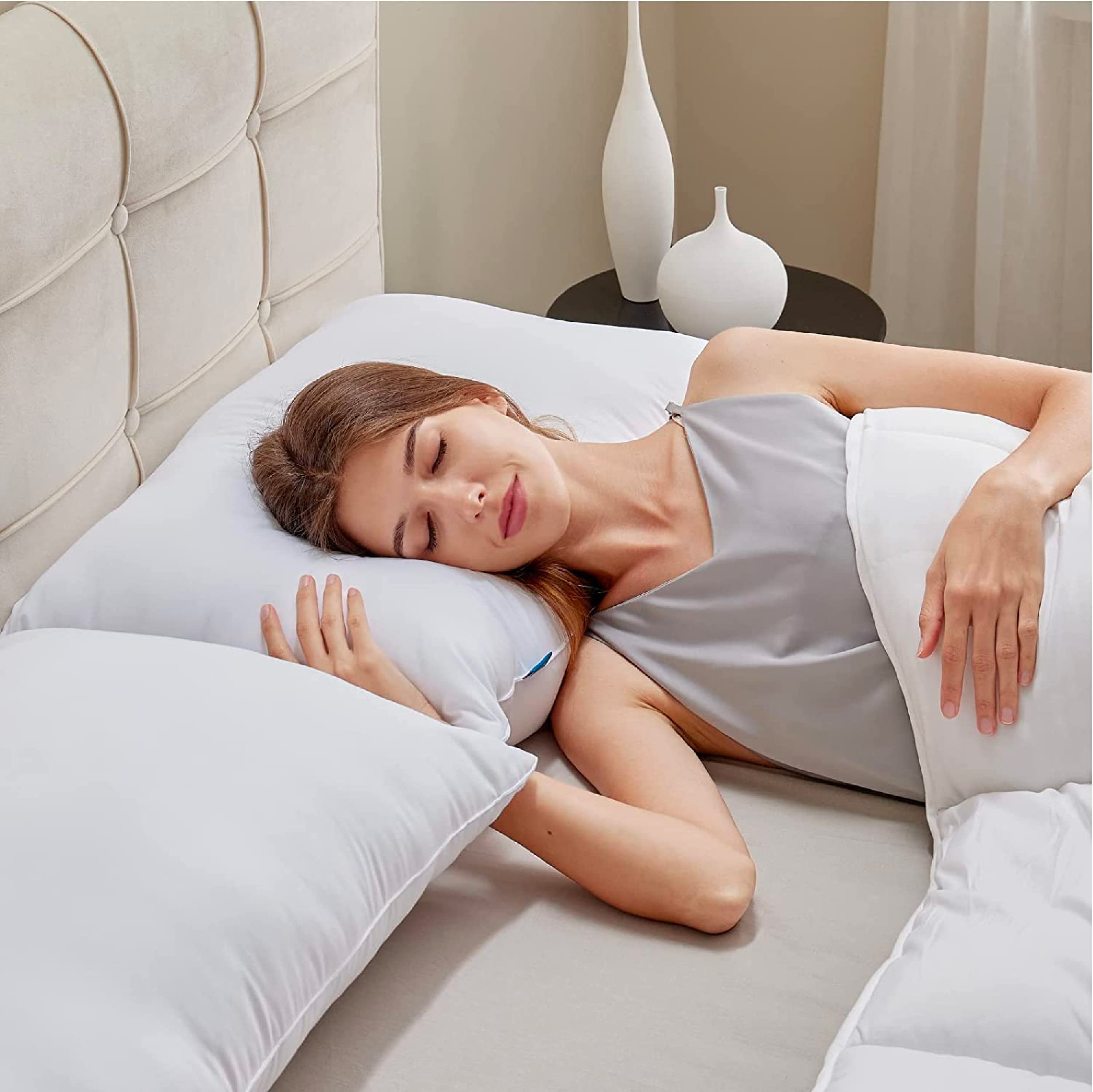 Bedsure Pillows King Size Set of 2 - King Size Pillows 2 Pack Premium Down Alternative Hotel Pillows Set of 2- Soft and Supportive Bed Pillows for Side and Back Sleeper