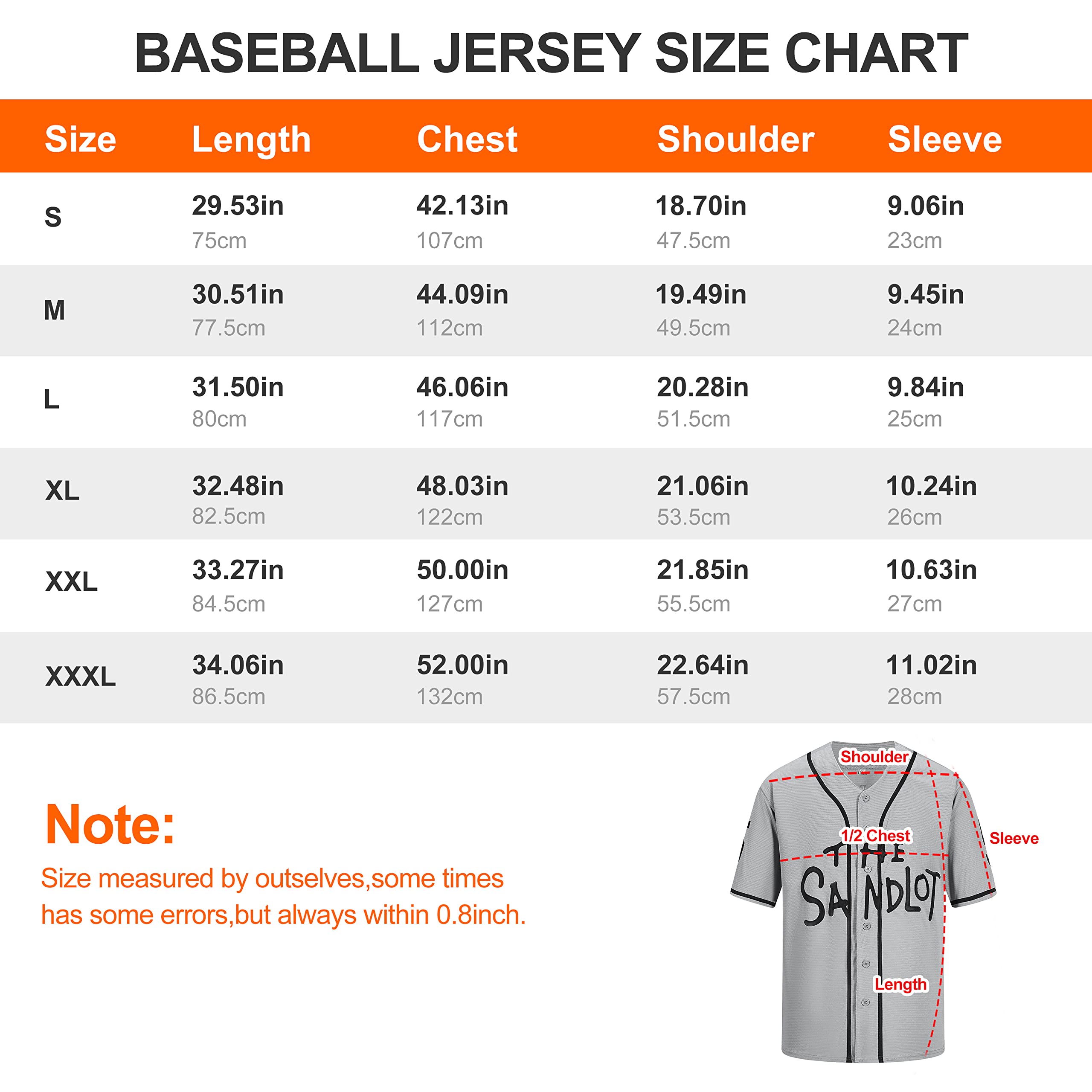 Alikatuna 90s Outfit for Men Women,Sandlot Jersey Rodriguez 30 Squints 5 Yeah-Yeah 11 Short Sleeve Baseball Jersey