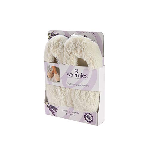 Warmies Women's Low-top Slippers, Pink Marshmallow, 1 Pair (Pack of 1)