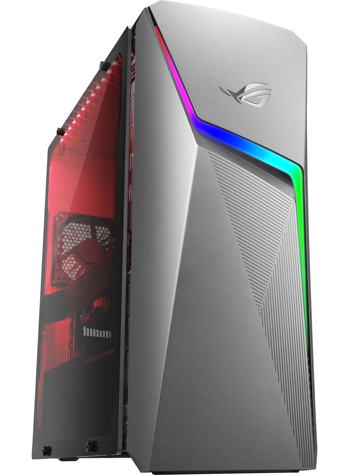 ASUS GL10DH-PH552 Gaming & Entertainment Desktop PC (AMD Ryzen 5 3400G 4-Core, GeForce GTX 1650, 8GB RAM, 256GB PCIe SSD + 1TB HDD (3.5), WiFi, USB 3.2, HDMI, Win 10 Home) Refurbished