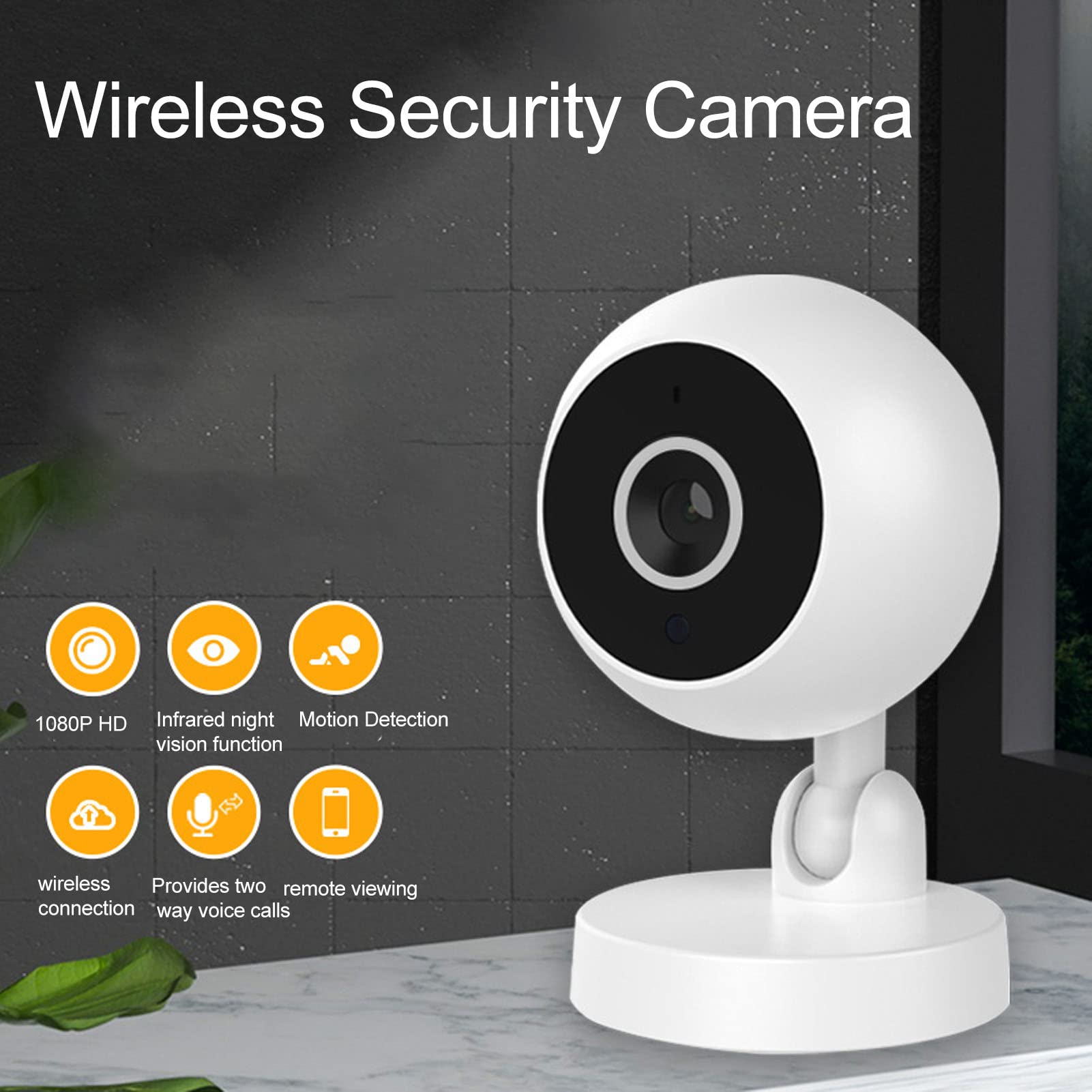 Cameras for Home Security with Night Vision,Indoor Security Camera Motion Detection Remote Viewing Night Vision Two Way Voice Calls Baby Monitor