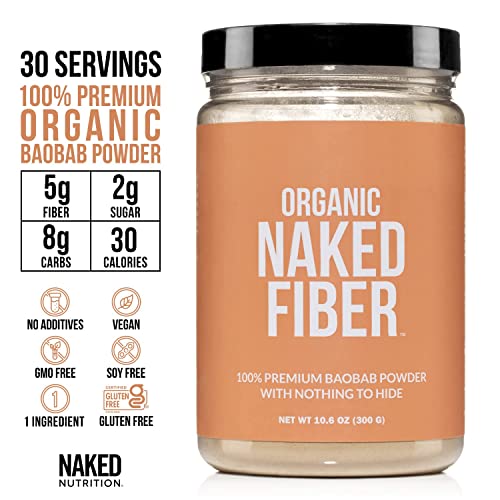 Naked Fiber Organic Baobab Powder Fiber Supplement