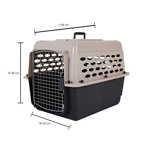 Petmate Vari Kennel Pet Carrier 10-20 Pound Bleached Linen 21863