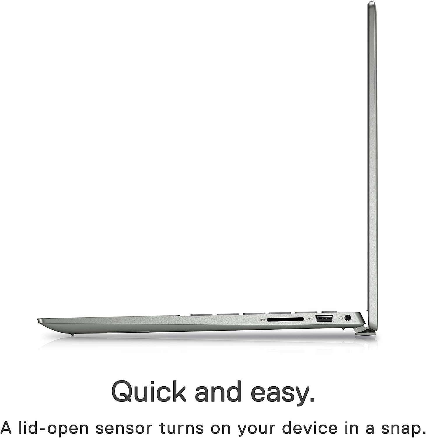DELL 2023 Inspiron 14 Business Laptop, 14" FHD Display, AMD Ryzen 7 5825U(Beats i7-1185G7), Backlit Keyboard, HDMI,USB-C, BT,WiFi,Windows 11 Pro,Pebble Green (16G RAM | 1TB SSD)