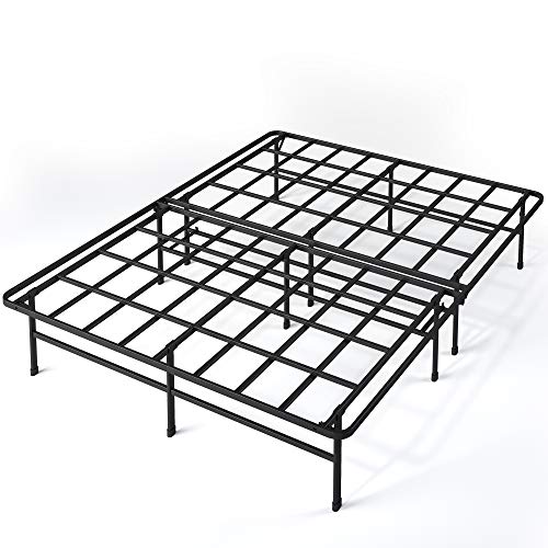 ZINUS SmartBase Super Heavy Duty Mattress Foundation with 4400lbs Weight Capacity / 14 Inch Metal Platform Bed Frame / No Box Spring Needed / Sturdy Steel Frame / Underbed Storage, Queen
