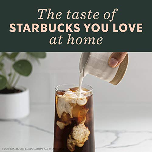 Starbucks Cold Brew Coffee Caramel Dolce Flavored Single-Serve Coffee Concentrate Pods 6 Count (Pack of 6)