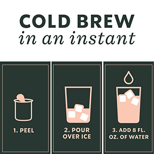 Starbucks Cold Brew Coffee Caramel Dolce Flavored Single-Serve Coffee Concentrate Pods 6 Count (Pack of 6)