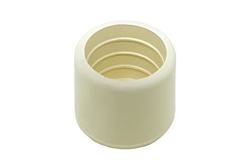 Shepherd Hardware 8753E Leg Tips 3/4-Inch Inside Diameter Rubber Chair Leg Caps, 24 Pack, White
