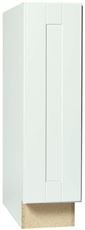 HAMPTON BAY KBF09-SSW Rsi Home Products Shaker Base Cabinet, Full Door, White, 9"