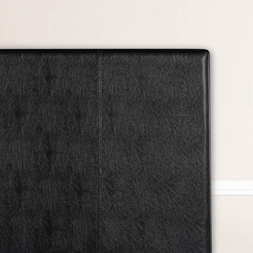 ZINUS Jade Faux Leather Upholstered Platform Bed Frame / Mattress Foundation with Wood Slat Support / No Box Spring Needed / Easy Assembly, Queen
