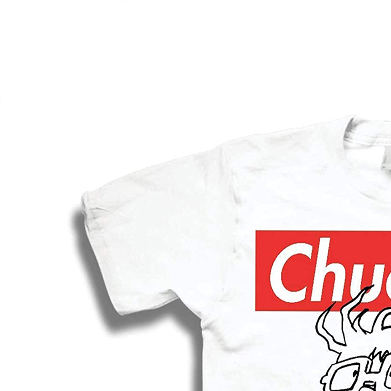 Nickelodeon Mens 90's Classic Shirt - Rugrats Chuckie Classic T-Shirt (White, Medium)