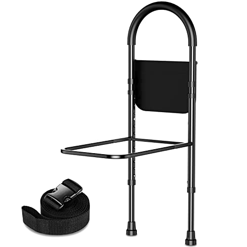 Hearvo Bed Rail - Bed Rails for Elderly Adults -with Storage Pocket & Anti Slip armrest - Bed Railings for Seniors & Surgery Patients - The Bed Cane Fits Any Bed